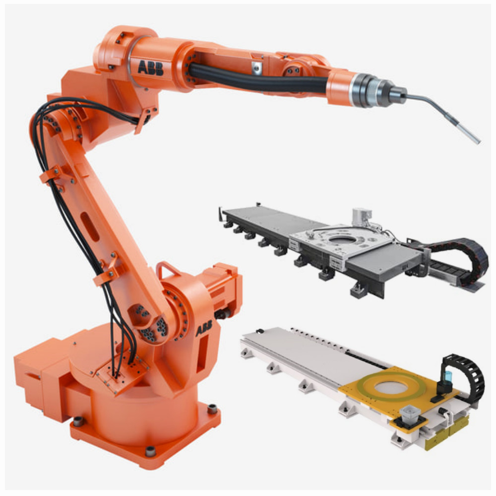 Carga útil del brazo 4kg del robot de soldadura de ABB IRB1520ID con la ...