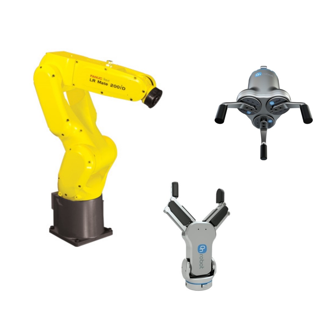 Robot FANUC con PINZA DE TRES DEDOS 3FG15 y RG2 – PINZA DE ROBOT DE ...