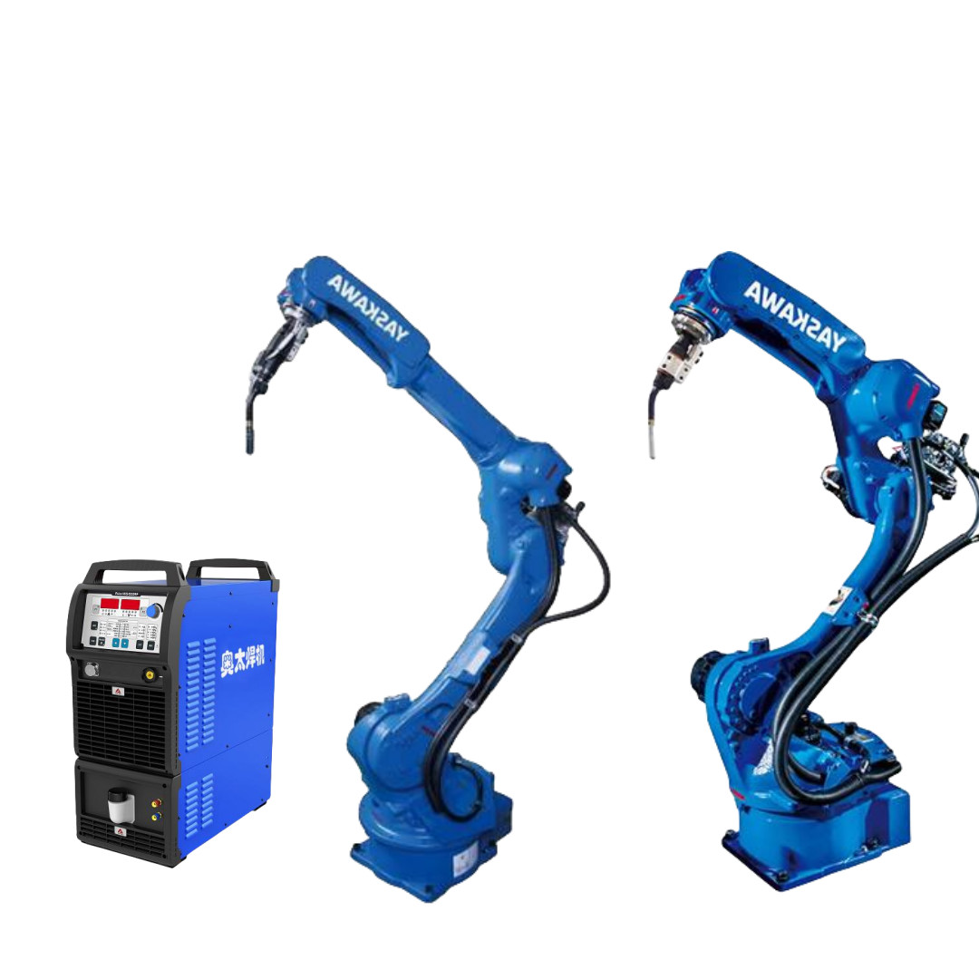 KUKA FANUC ABB YASKAWA Brazo de robot industrial de 6 ejes con soldador MIG MAG como robot ...
