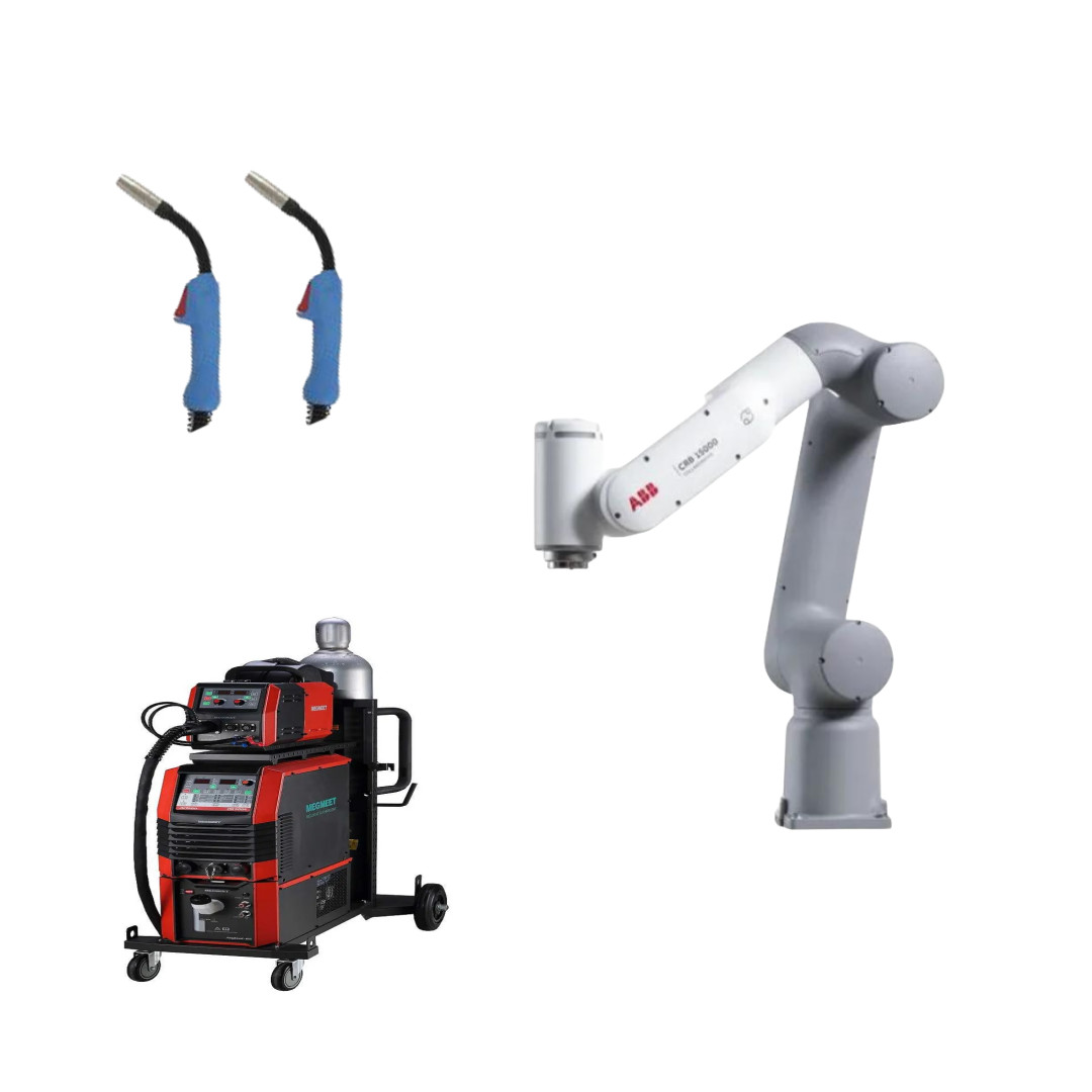 Robot colaborativo ABB flexible de 28 kg con antorcha de soldadura para ...