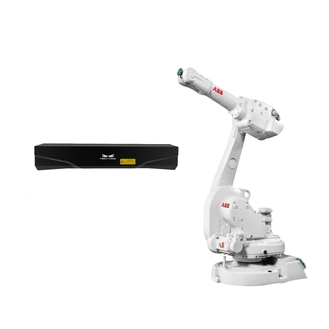 ABB IRB 1600 Robot con cámaras 3D de ojo mecánico para automatización ...
