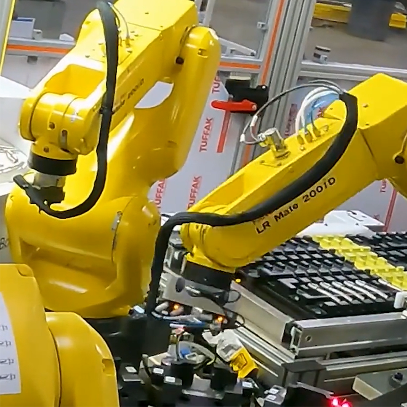 Robot industrial FANUC LR Mate 200iD/7LC con capacidad de carga de 7 kg